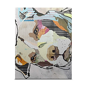 Head Case Designs Officially Licensed Michel Keck Pitbull Art Mix Matte Vinyl Sticker Gaming Skin Case Cover Compatible With Xbox One X Console