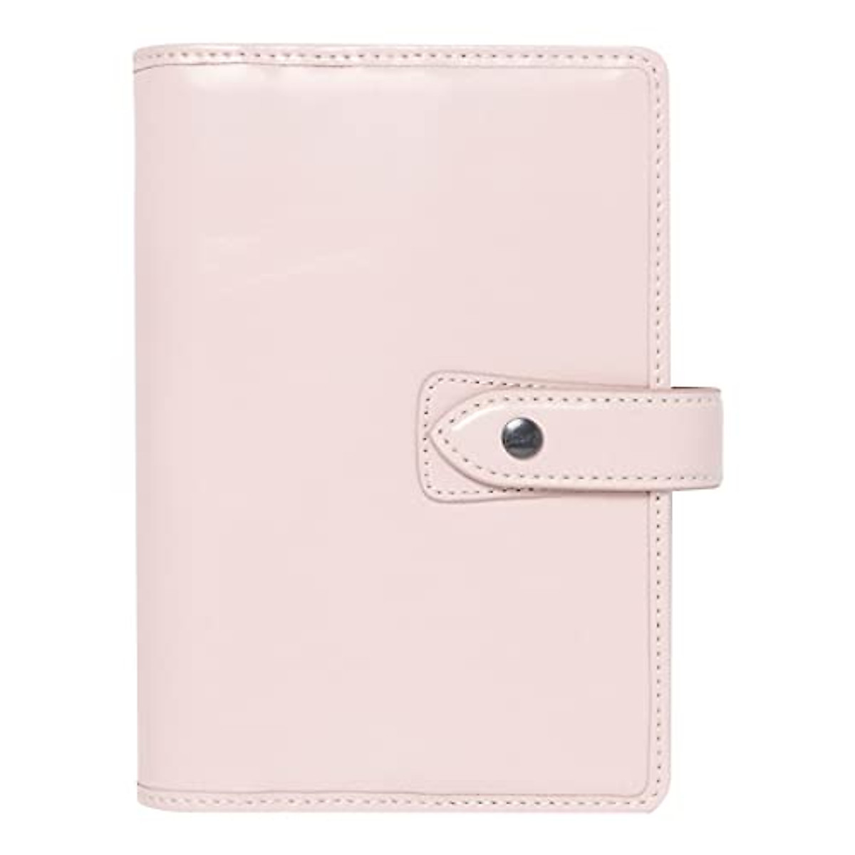 Filofax Malden Organizer, Personal Size, Pink - Tactile, Full-Grain Buffalo Leather, Six Rings, with Cotton Cream Week-to-View Calendar Diary, Multilingual, 2024 (C022616-24)