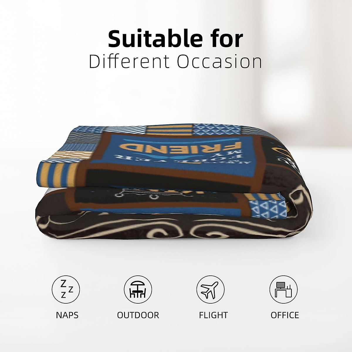 Christmas Dad Gifts Throw Blanket 60" x 50", Birthday Gifts for Dad from Daughter Son, Best Dad Ever Gifts, Presents for Dad from Kids, Dads Birthday Gifts Ideas, Xmas Gifts for Dad Who Wants Nothing