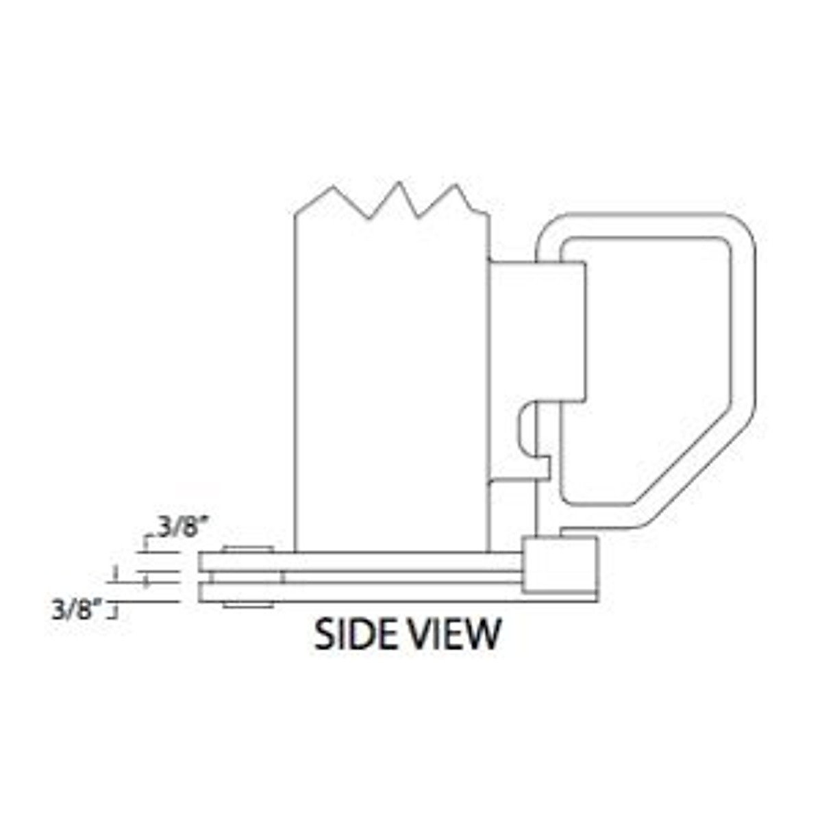 AMPLOCK U-GNB gooseneck Coupler Trailer Lock (fits on «Bull Dog» and Imported gooseneck Hitch) | Made in Canada