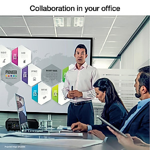 Epson Pro EX11000 3-Chip 3LCD Full HD 1080p Wireless Laser Projector, 4,600 Lumens Color/White Brightness, Miracast, 2 HDMI Ports, USB Power for Streaming, Built-in 16W Speaker