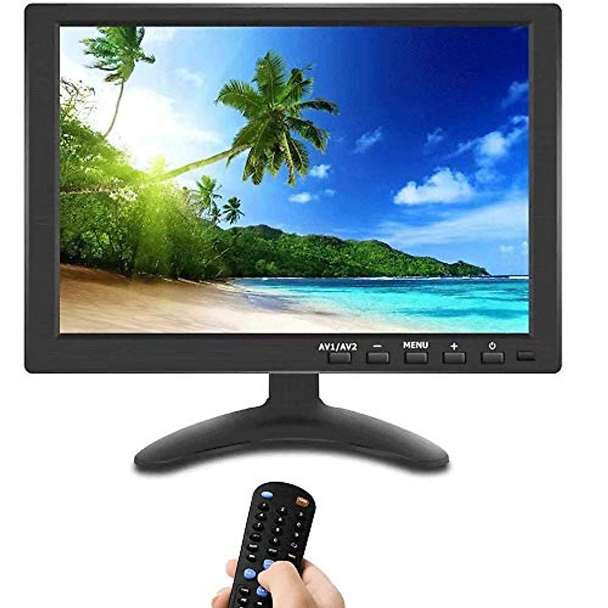 Security Monitors 10" LED Monitors HDMI/BNC/AV/VGA/USB Input 1920x1200 IPS Resolution Touch Buttons Video and Audio Displays CCTV Screen
