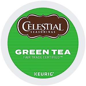 Celestial Seasonings Authentic Green Tea, K-Cup Portion Pack for Keurig K-Cup Brewers, 24-Count
