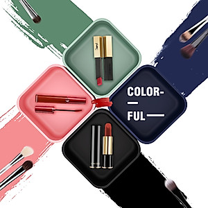 CHANCETSUI 11-Piece Stackable Drawer Organizer Set, Multi-size Desk Drawer Organizer Trays Vanity Storage Bins for Storing Makeup, Stationery, Utensils in Bathroom Dresser, Office and Kitchen