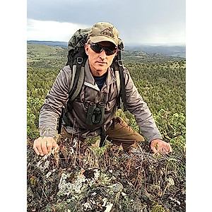 Rick Young Outdoors | Ultra-Light Binocular Harness | Color Olive | Bino Harness for Hunting | Comfortable & Easy to Use Adjustments