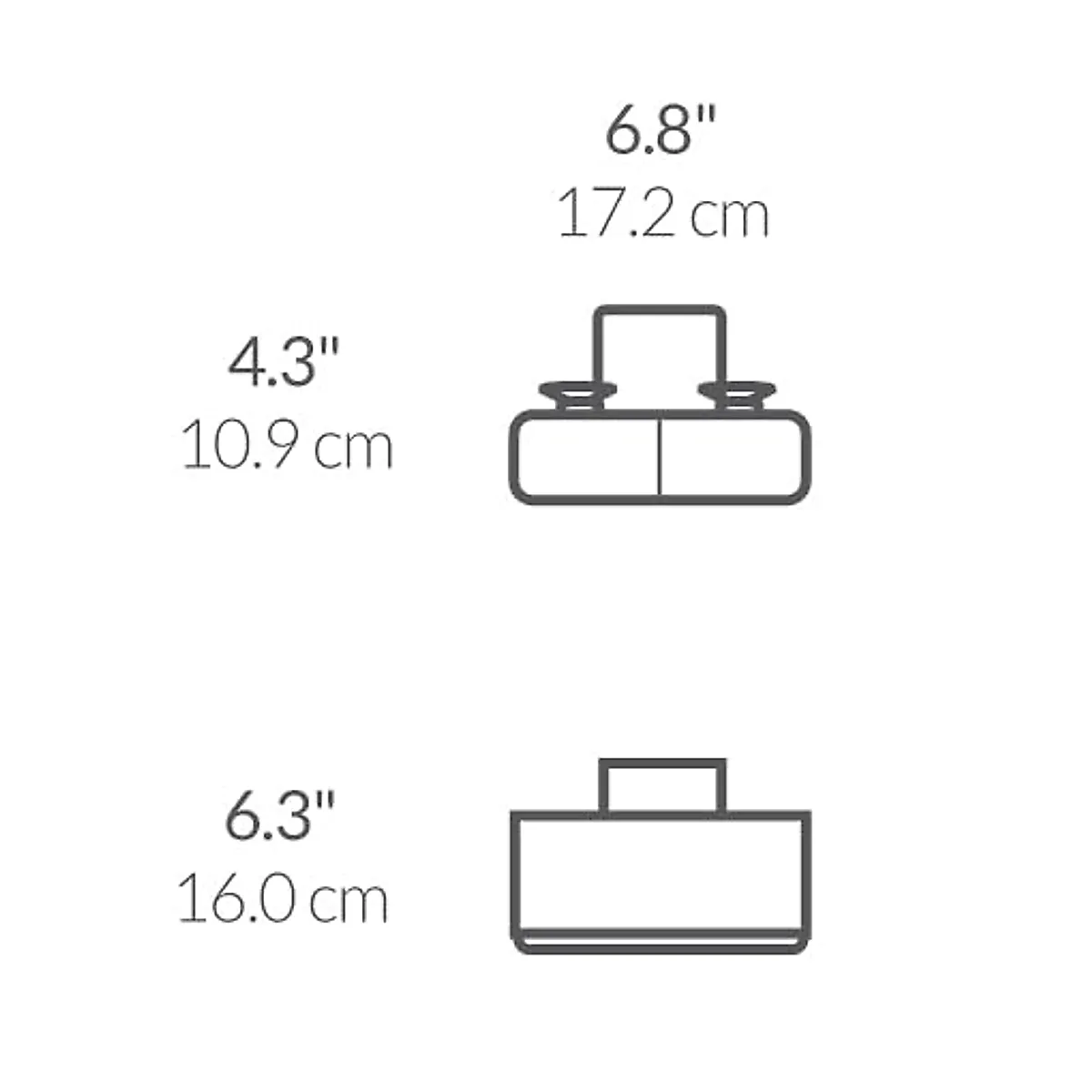 simplehuman Slim Sink Caddy Sponge Holder, Brushed Stainless Steel