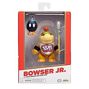 Nintendo Joojee Super Mario Figure Bowser Jr. w/Paint Brush (ex), 10 cm Exclusive, (13261)