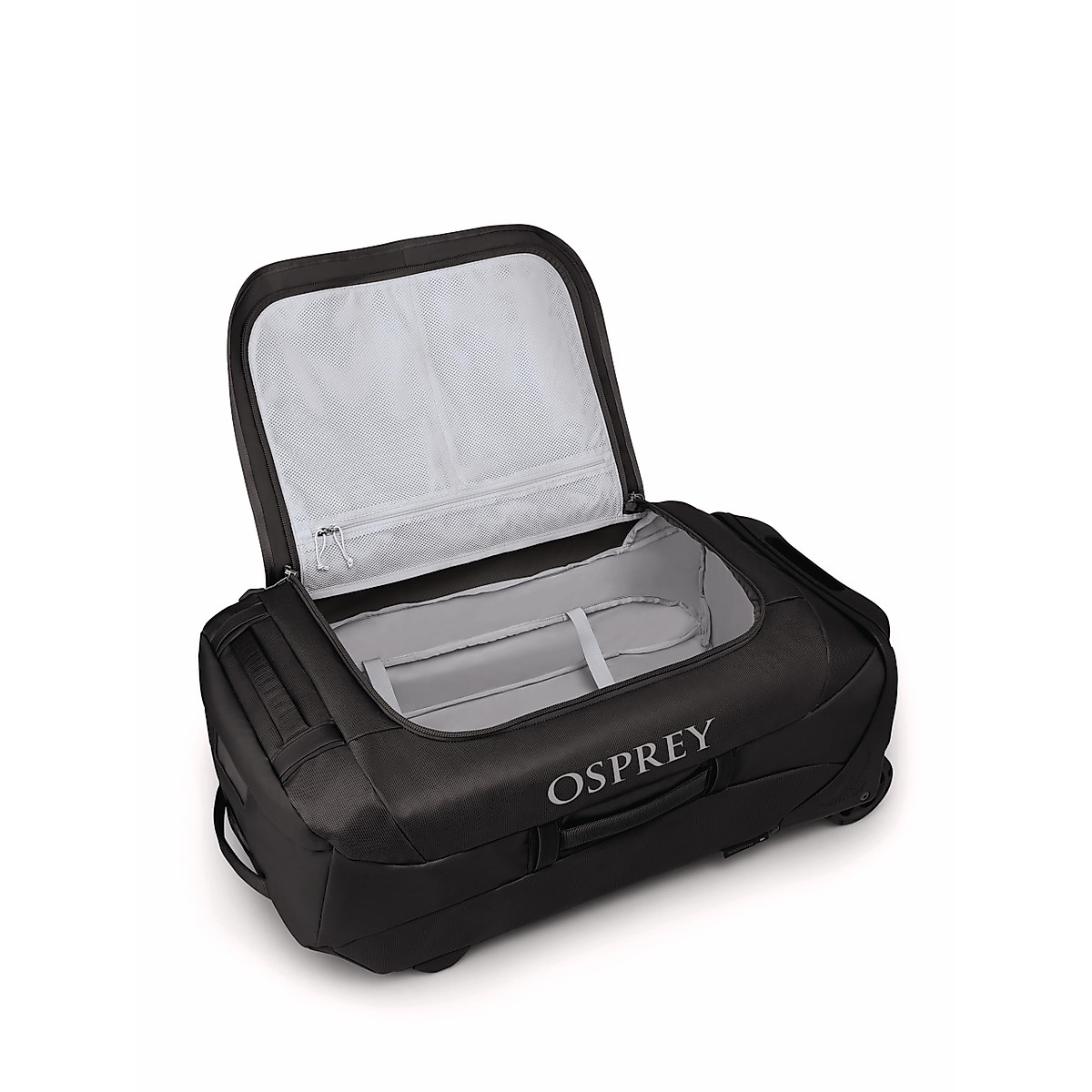 Osprey Transporter 90L Wheeled Travel Duffel Bag, Black, One Size