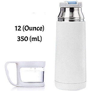 ZMvise Custom Your Logo Personalized Water Bottle Coffee Travel Mug Drink Thermos Cup 12 ounce 350ml