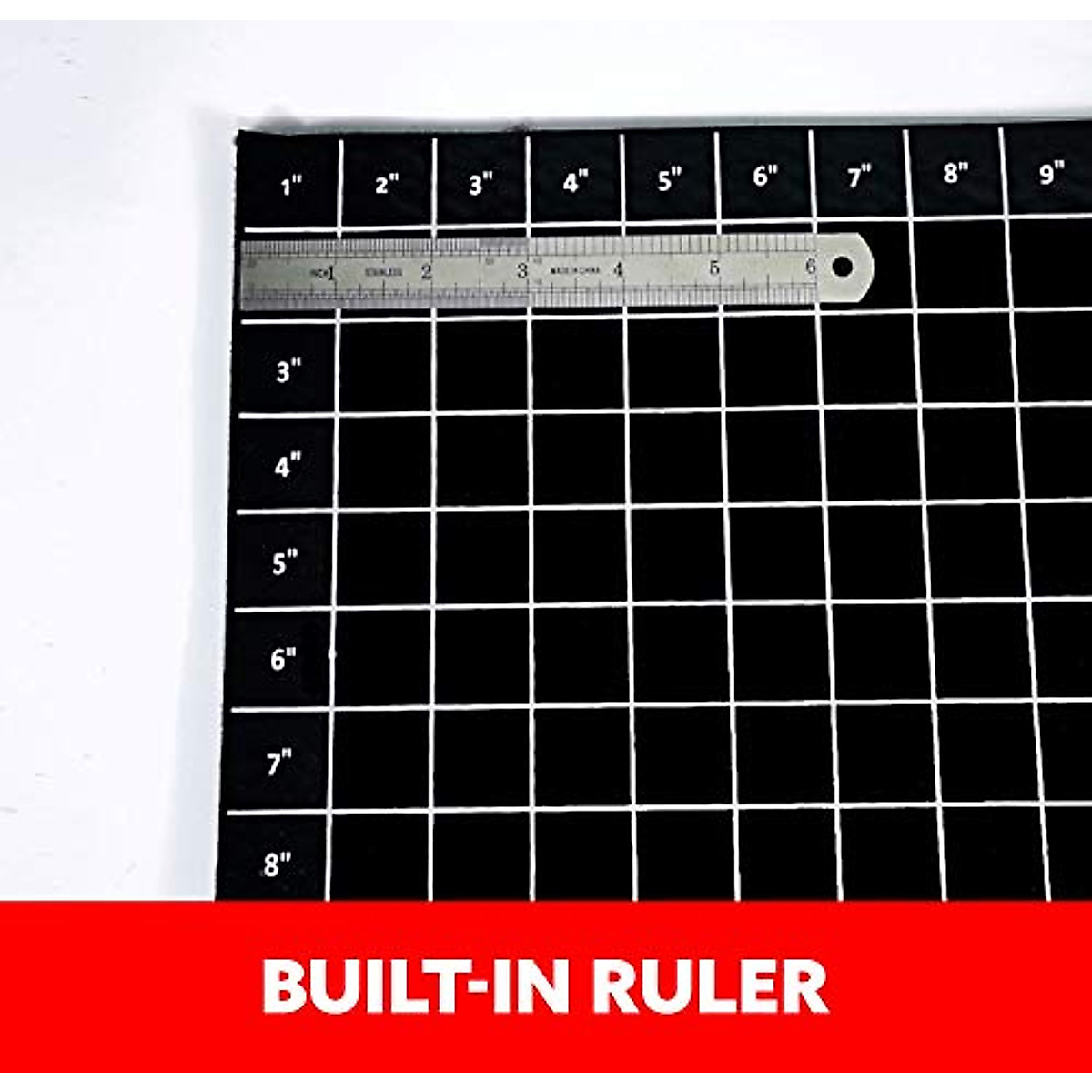 GridMat® Premium Thick Under The Sink Mat Cabinet Liner, Precision Custom Fit With Exclusive GridMat® Cutting System, Waterproof, Ultimate Absorption, Kitchen/Bathroom/Laundry (Charcoal, 24x34 Inches)