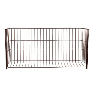 Spectrum Diversified Ashley Large Storage Shelf, Kitchen Cabinet & Pantry Organization & Storage, Bathroom Cabinet Basket, Bronze