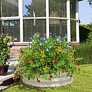 BPS Metal Raised Garden Bed 2-Pack 30''x30''x9'' Galvanized Planter Raised Garden Boxes for Flower Planters, Vegetables Herb