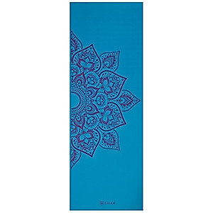 Gaiam Sol Studio Select Sticky-Grip Yoga Mat, Mandala, 5mm