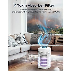 WELOV P100/P100 Pro Air Purifier Pet Care Filter, 3-in-1 H13 True HEPA and High-Efficiency Activated Carbon Filter for Pet Dander Hair Pollen Dust Pet Odor, and Other Unwanted Smells