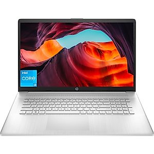 HP 2023 Newest Laptop, 17.3 Inch Display, Intel Core i3-1125G4 Processor, 32GB RAM, 2TB SSD, Intel UHD Graphics, WiFi, Bluetooth, USB-A&C, Fast Charge, Camera, Windows 11 Home in S Mode
