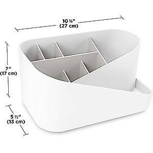 Umbra Glam Cosmetic and Accessory Organizer, White