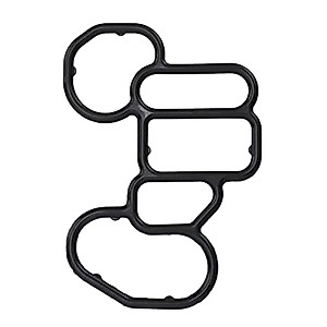 Oil Filter Housing Gasket, Rubber 15302‑RDV‑J00 Durable Heat Resistant Black Flexible Antiaging Engine Part for Auto