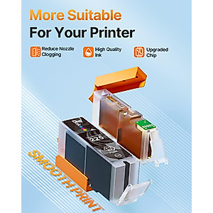 E-Z Ink (TM Compatible Ink Cartridge Replacement for Canon PGI-225 CLI-226 PGI225 CLI226 Compatible with PIXMA MX882 MX892 MG5320 MG6220 (2 PGBK, 2 Cyan, 2 Magenta, 2 Yellow, 2 Small Black) 10Pack