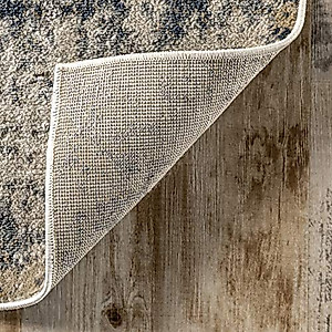 nuLOOM Annora Abstract Area Rug, 8' x 10', Blue