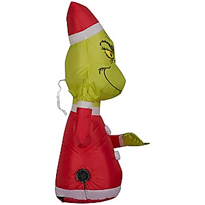 The Grinch Car Buddy Inflatable Christmas Decoration (Grinch Dressed as Santa Claus)