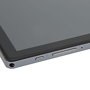 Honio Tablet PC, 10.1 Inch Tablet Support FM GPS Dual Camera 1920x1200 IPS 2 in 1 with Keyboard for Viewing (Grey)