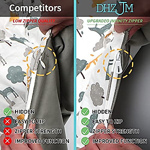 DHZJM Baby Lounger Cover,Newborn Lounger Cover for Boys , Baby Nest Cover ,Snugly Fit Infant Lounger for Baby, Infant Removable Slipcover100% Cotton Breathable Sleeping Bed Cover for Newborn (Animal)