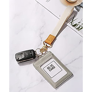 PikPok Mart Wrist Lanyard for Keys, Wristlet Key Chain Strap, Warm White Hand Wrist Keychain Holder for Women & Men