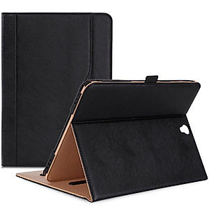 ProCase Galaxy Tab S3 9.7 Case, Stand Folio Case Cover for Galaxy Tab S3 Tablet (9.7 Inch, SM-T820 T825 T827), with Multiple Viewing Angles, Document Card Pocket -Black