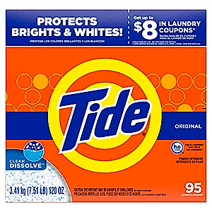 Tide Powder Laundry Detergent, Original, 95 loads, 120 oz