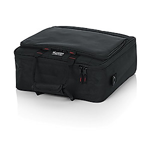 Gator Cases Padded Nylon Mixer/Gear Carry Bag with Removable Strap; 15.5" x 15" x 5.5" (G-MIXERBAG-1515),Black