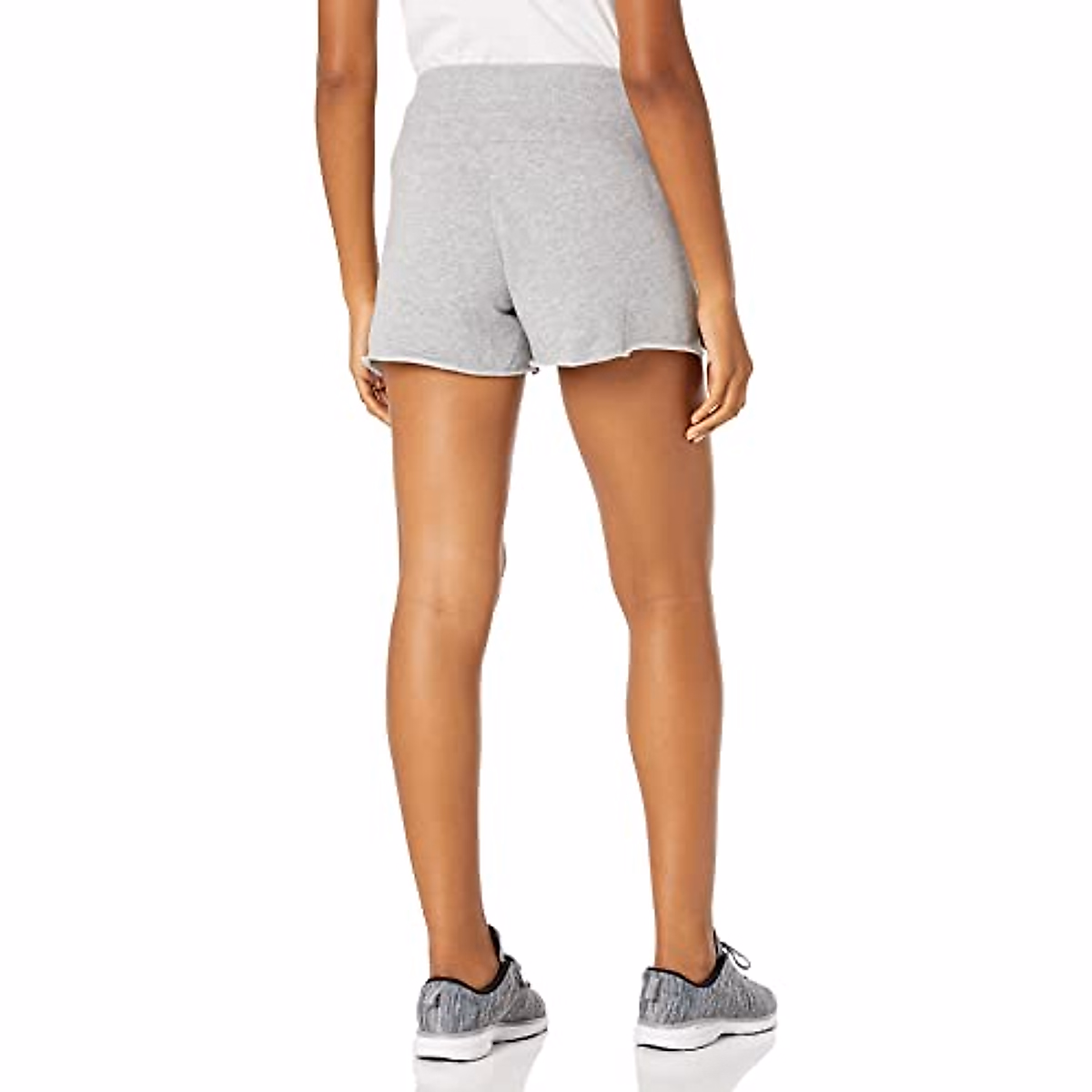 Calvin Klein Performance Women's Eco French Terry Shorts, Pearl Heather Grey, Large