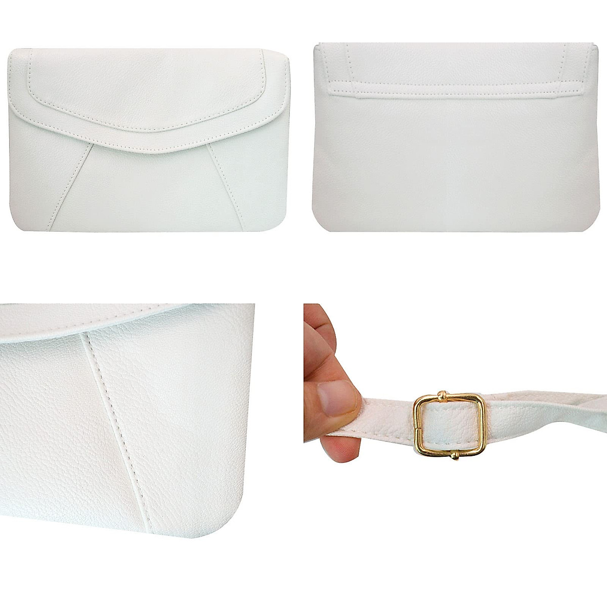 Women Small Faux Leather Cross-body Shoulder Bag Handbag Clutch