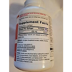Walgreens Vitamina E 1000 IU - 90 Softgels