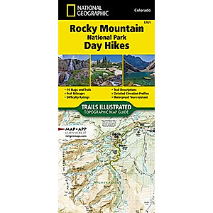 Rocky Mountain National Park Day Hikes Map (National Geographic Topographic Map Guide, 1701)