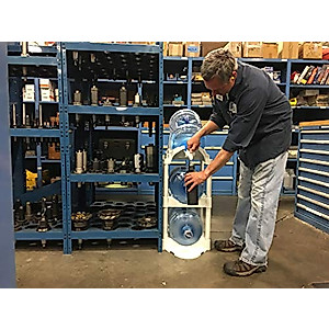 Wisconic Bottle Buddy Cascada Pour & Store System Water System-3-Tier 5 Gallon Jug Storage Rack with Floor Protector & Dispenser Tray-Home & Office Organization-Durable Plastic, Easy To Assemble-Gray