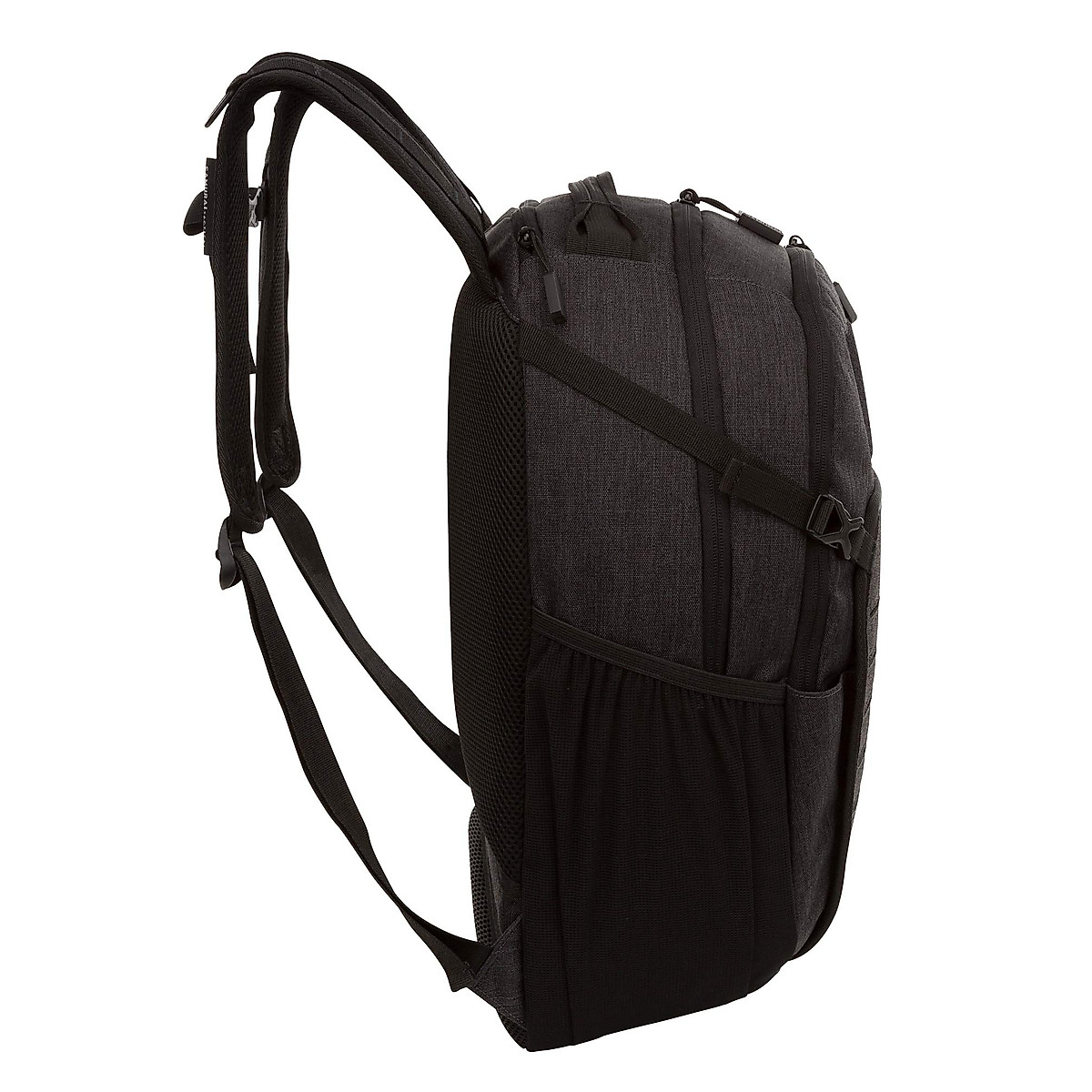 SAMURAI TACTICAL Katana Backpack, Black Heathered Woven, One Size