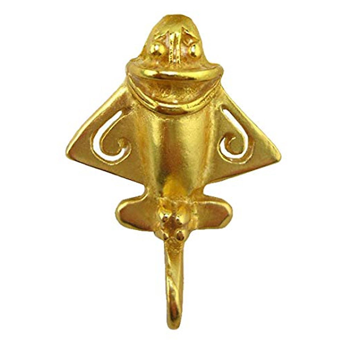 Across The Puddle, Ancient Golden Jet-3 Lapel Pin | 24k GP Golden Flyer | Pre-Columbian Quimbaya Pin Airplane Jet | Ancient Aircraft | Ancient Astronauts | Original Golden Jets Collection