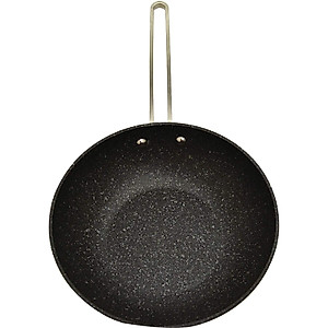 THE ROCK™ by Starfrit® 7.08" Personal Wok Pan with Stainless Steel Wire Handle