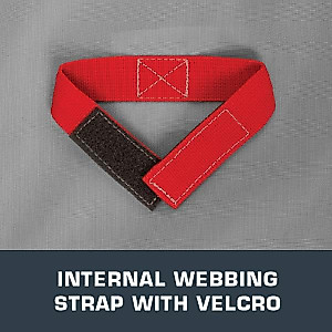 Allen Company Titan Krait Crossbow Case - Soft-Shell Design - Fits Scoped Narrow Limb Crossbows - Oversized Pockets for Bolts, Quivers, and More - Gray/Red - 37" x 19.5"