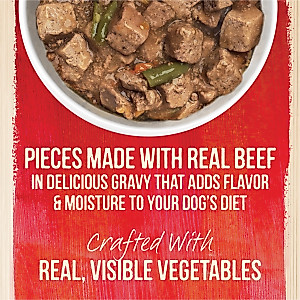 Merrick Grain Free Wet Dog Food, Premium And Wholesome Gluten Free Canned Adult Dog Food, Cowboy Cookout - (Pack of 12) 12.7 oz. Cans