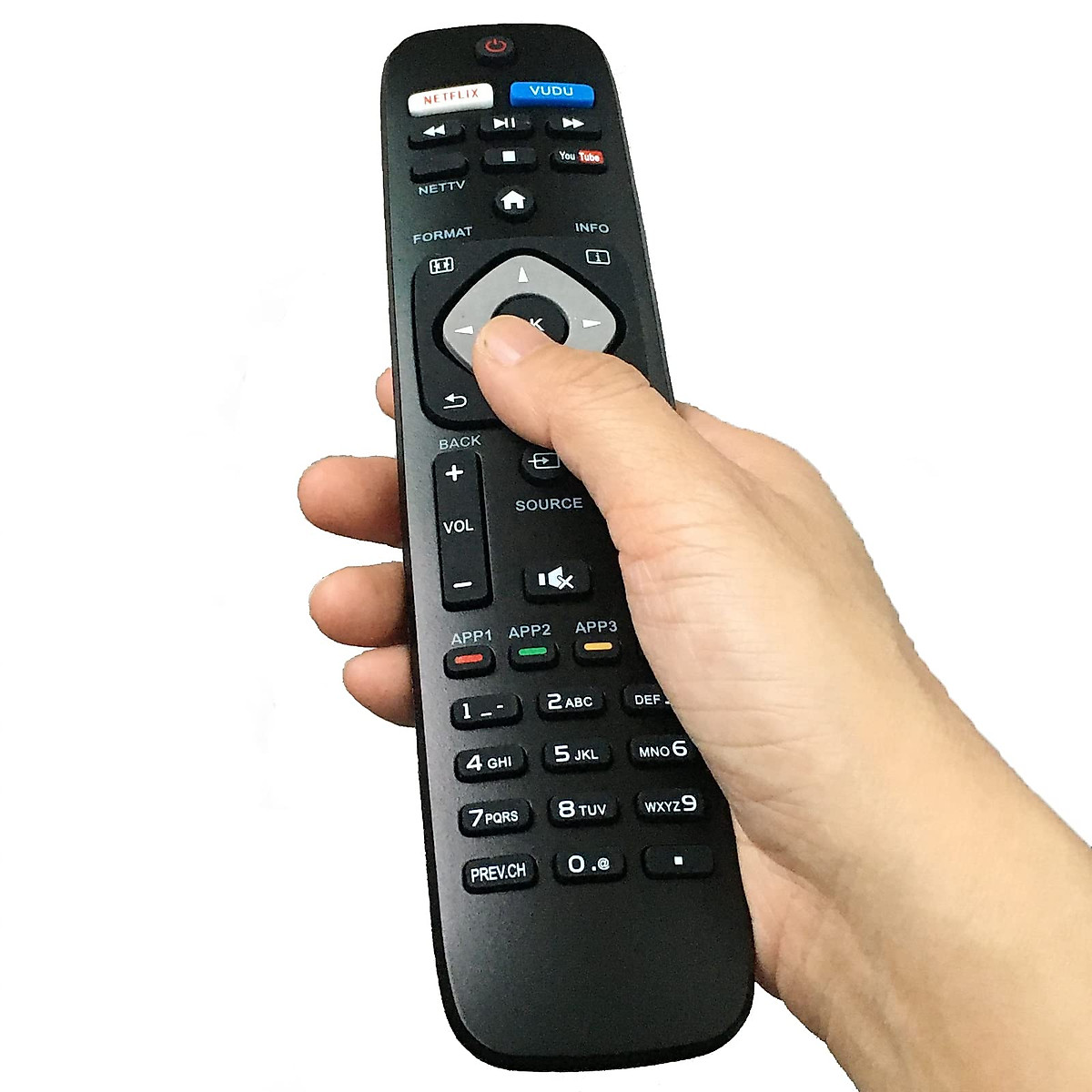 Replacement Remote Control Fit for Philips Smart TV URMT41JHG006