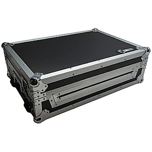 Harmony Audio HCXDJRRLT Flight Angle Glide Laptop Stand DJ 1U Rack Case Compatible with Pioneer XDJ-RR