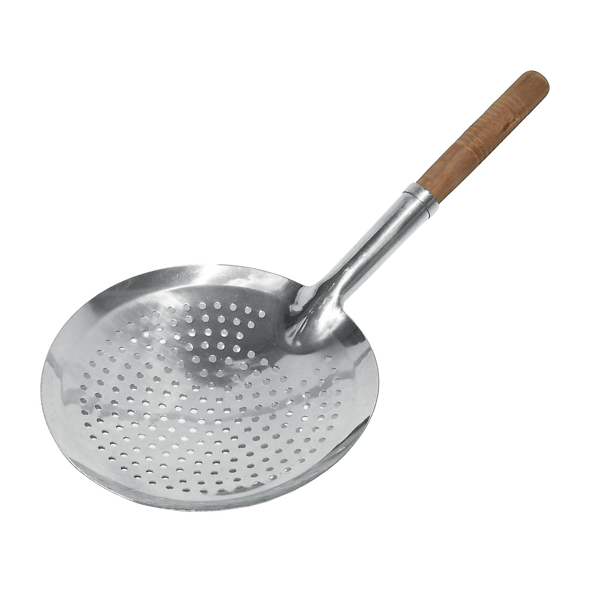 10" Stainless Strainer w/Removable Wood Handle, Each