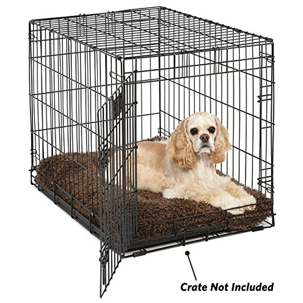 MidWest Homes for Pets Deluxe Dog Beds | Super Plush Dog & Cat Beds Ideal for Dog Crates | Machine Wash & Dryer Friendly, 1-Year Warranty