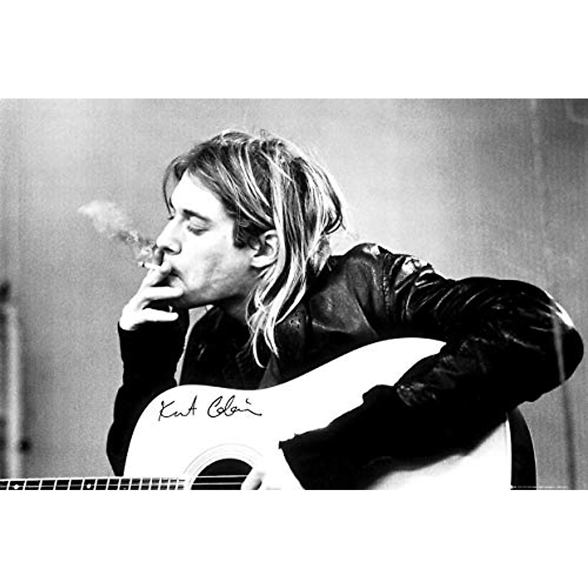 Kurt Cobain Smoking Poster (24x36) PSA033767