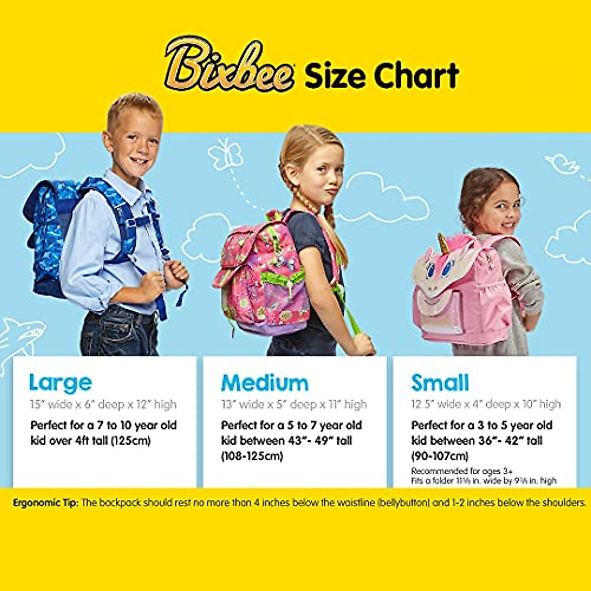 Bixbee Kids Backpack, Purple Sparkly Bookbag for Girls & Boys Ages 7 - 10 | Daycare, Preschool, Elementary School Bag for Kids | Easy to Carry & Water Resistant