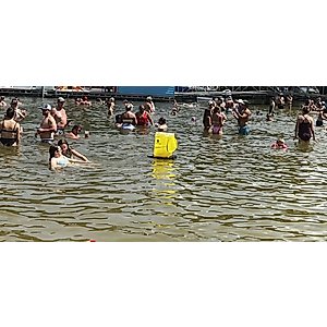 Nauti Floating Trash Can Light Weight Collapsible Floating Trash can. Perfect for Water and Outdoor Activities. Folds Flat for Easy Storage When not in use. Don’T BE Nauti, STASH You Trash!