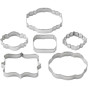 Wilton 6 Piece Plaque Fondant Cut-Outs Set