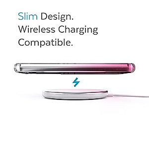 Speck Products Presidio Perfect Clear Ombre Samsung Galaxy S22 Case, Clear/Vintage Rose Fade