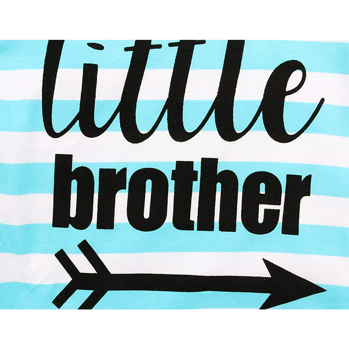 DPSKY Newborn Baby Sleeper Gowns & Headband Little Sister Brother Printed Striped Baby Sleeping Bag (blue)